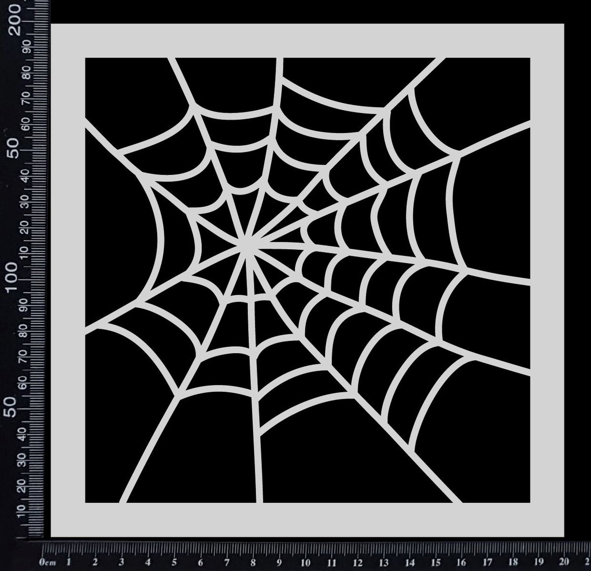 spider web stencil template