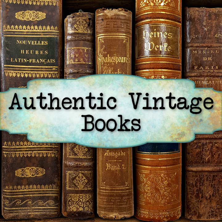 Authentic Vintage Books Australia | Journals, Ephemera & Craft Supplies ...