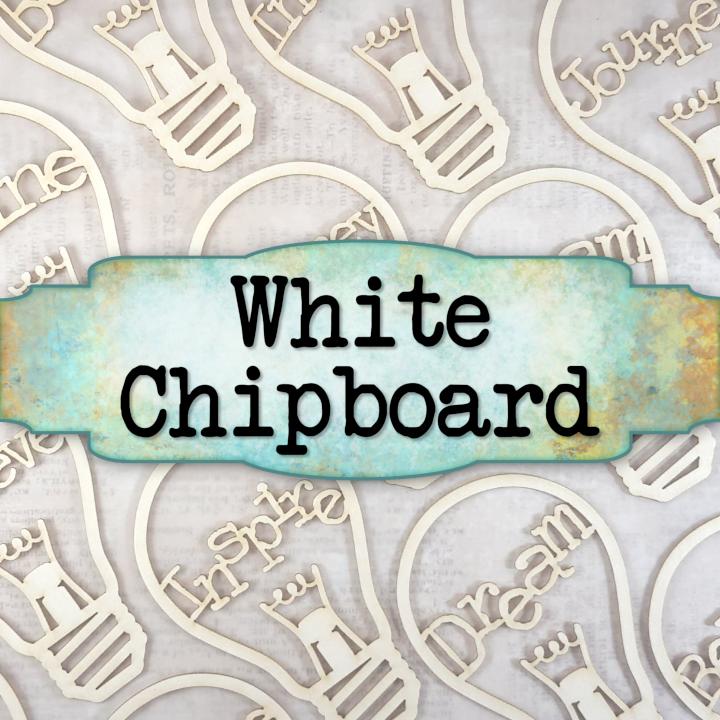 White Chipboard Shapes & Embellishments | Whichcraft Australia ...