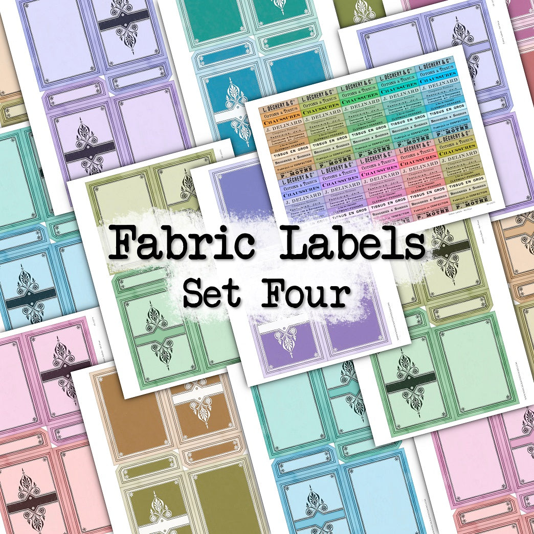 Fabric Labels - Set Four - DI-10279 - Digital Download – Whichcraft Do ...