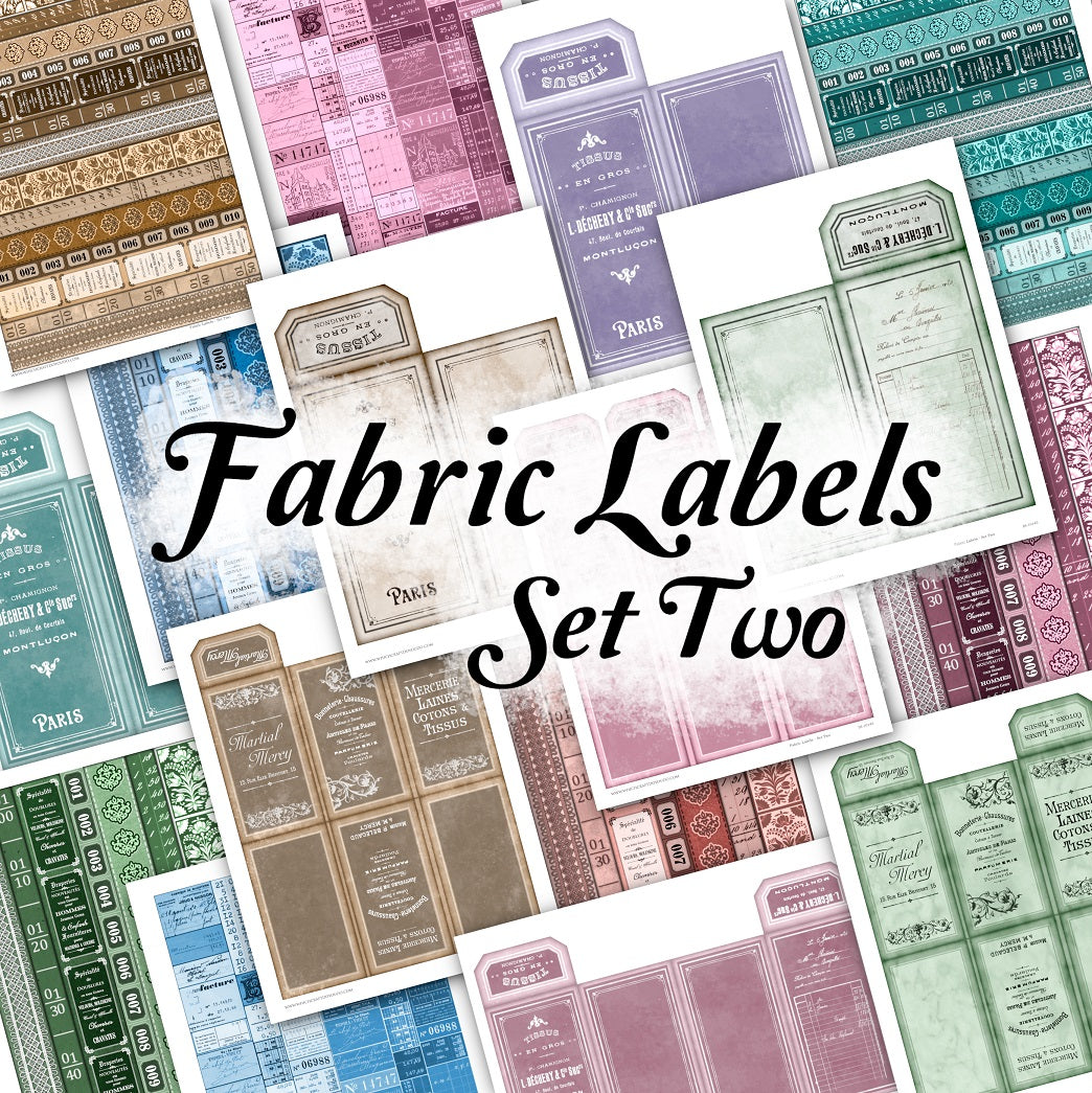 Fabric Labels - Set Two - DI-10145 - Digital Download – Whichcraft Do ...