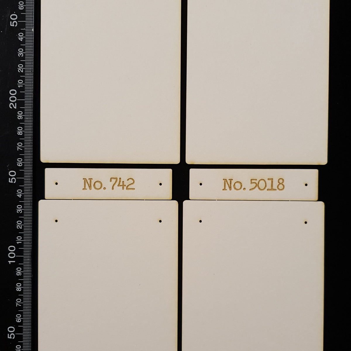 Note Pad Base & Topper - Set C - White Chipboard – Whichcraft Do You Do