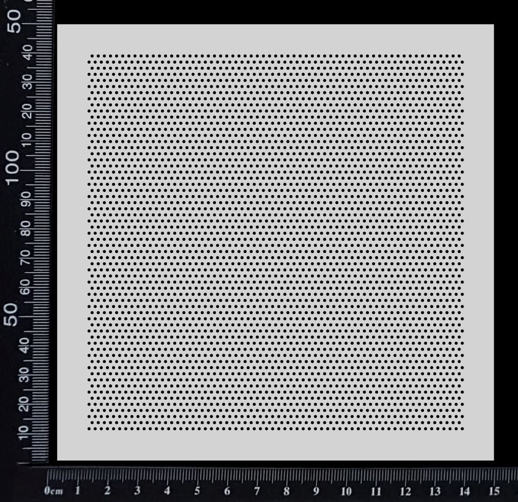 1mm Dots - Stencil - 150mm x 150mm – Whichcraft Do You Do