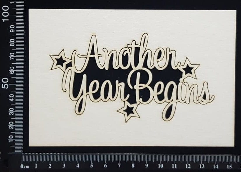 Another Year Begins - White Chipboard – Whichcraft Do You Do