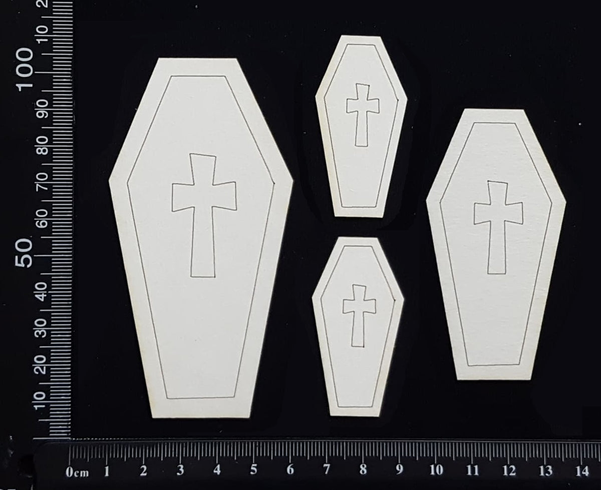 Coffins - White Chipboard – Whichcraft Do You Do