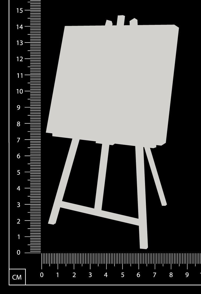 Easel - White Chipboard – Whichcraft Do You Do