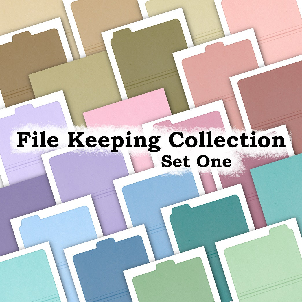 File Keeping Collection - Set One - DI-10224 - Digital Download ...