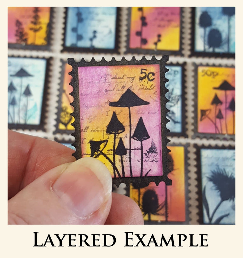 Postage Stamp Set - A - White Chipboard – Whichcraft Do You Do
