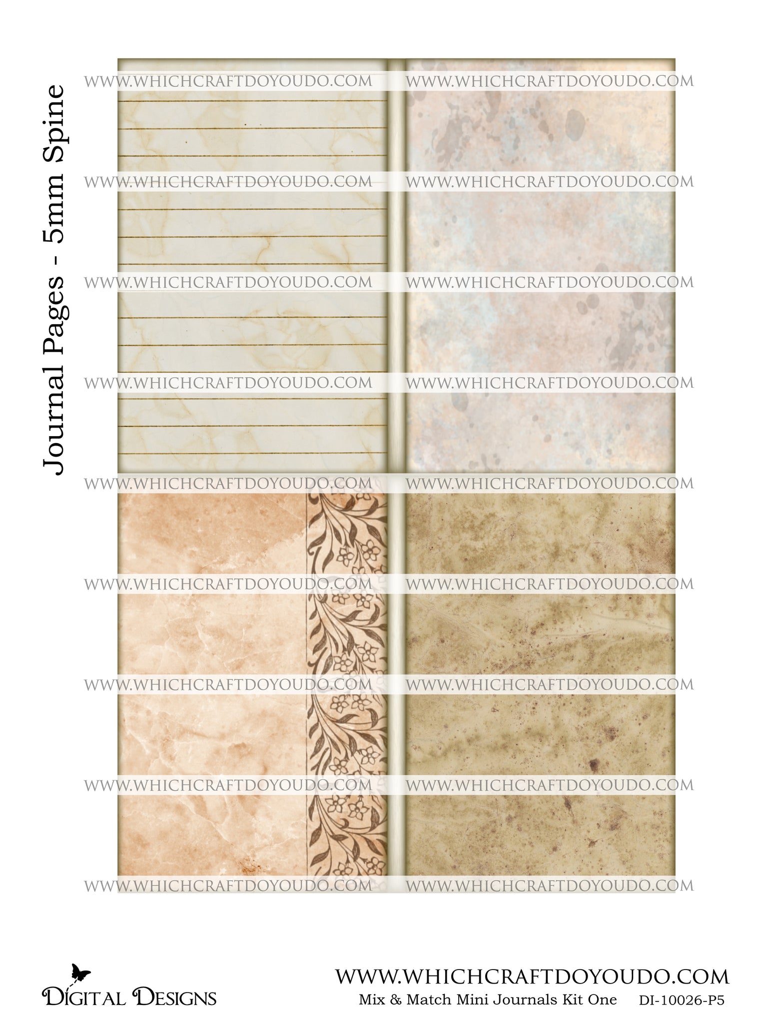 Mix & Match Mini Journals Kit One - DI-10026 - Digital Download ...
