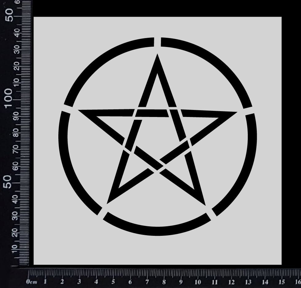 Pentagram - Stencil - 150mm x 150mm – Whichcraft Do You Do