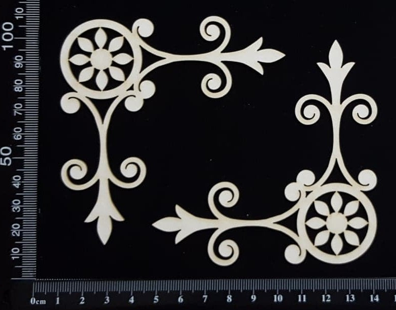 Ruby Corners Set - White Chipboard – Whichcraft Do You Do