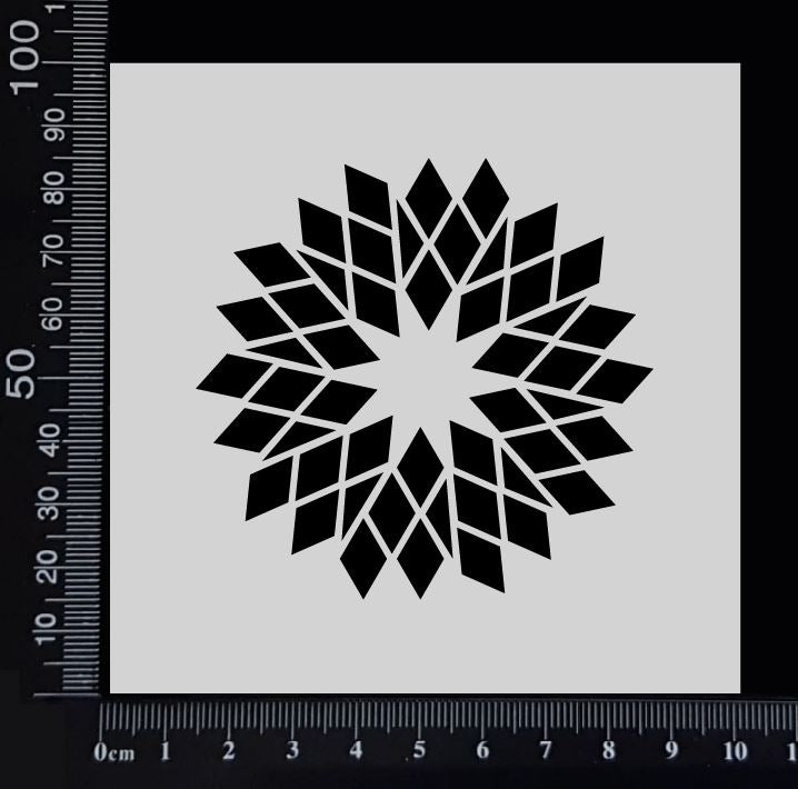 Shattered - Stencil - 100mm x 100mm – Whichcraft Do You Do