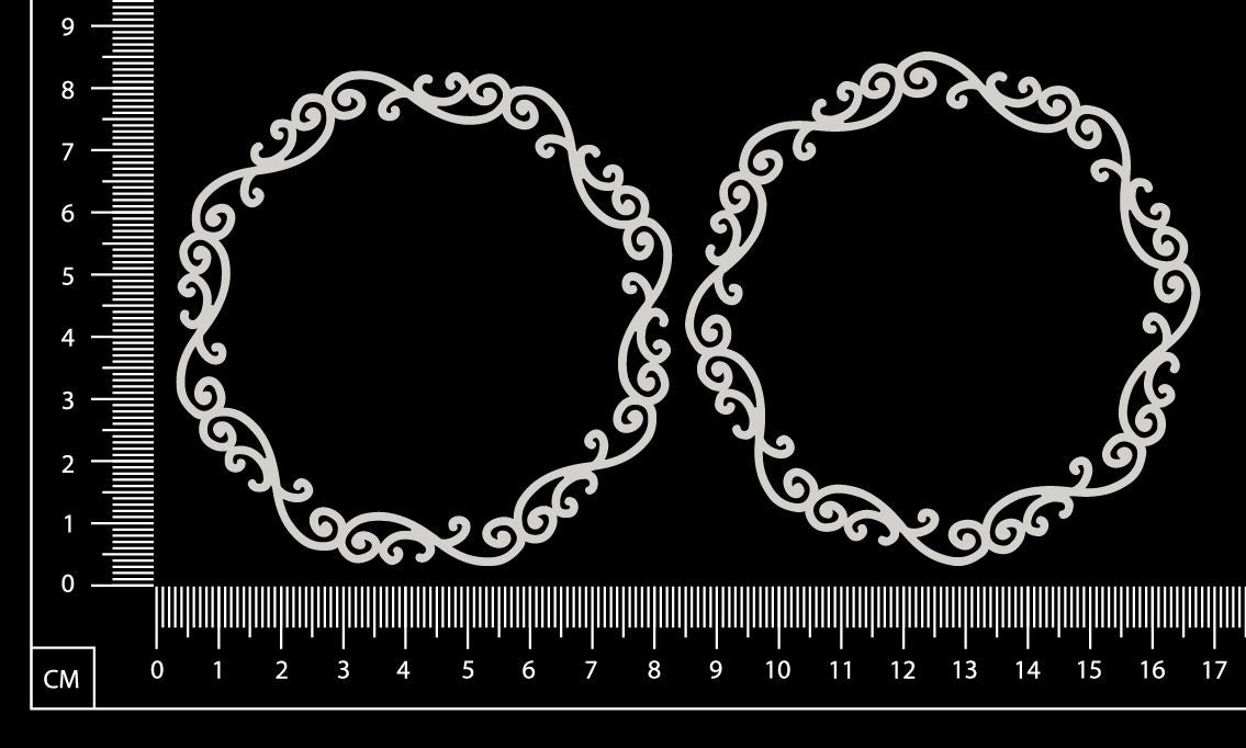 Sienna Frame - B - Small - Set of 2 - White Chipboard – Whichcraft Do ...