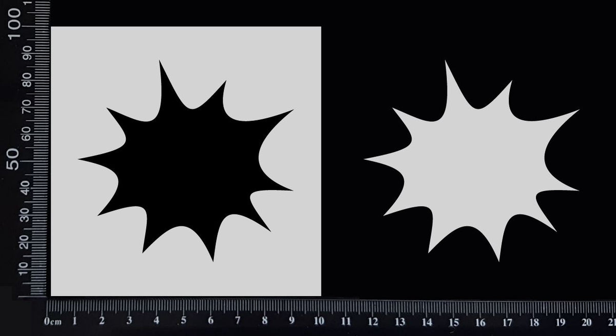 Splat - Stencil - 100mm x 100mm – Whichcraft Do You Do