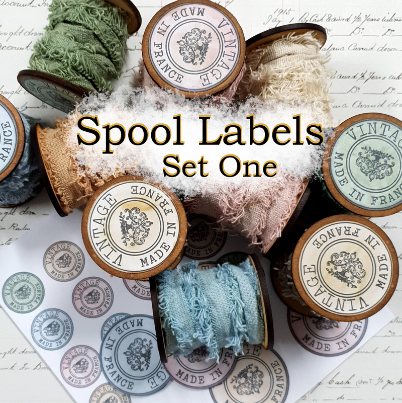 FREEBIE - Spool Labels - Set One - DI-10139 - Digital Download ...