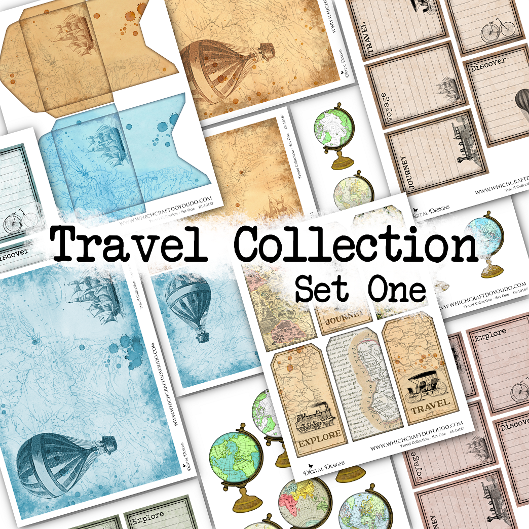 Travel Collection - Set One - DI-10187 - Digital Download – Whichcraft ...