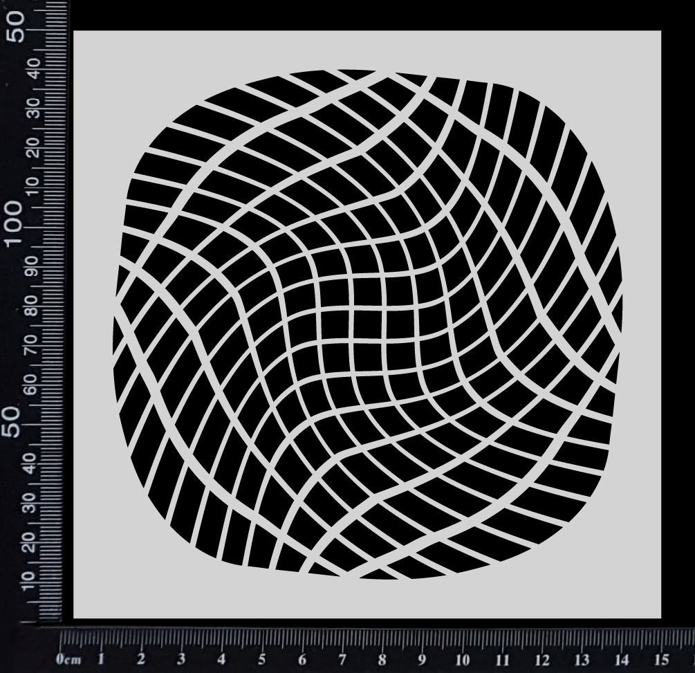 Warped - Stencil - 150mm x 150mm – Whichcraft Do You Do