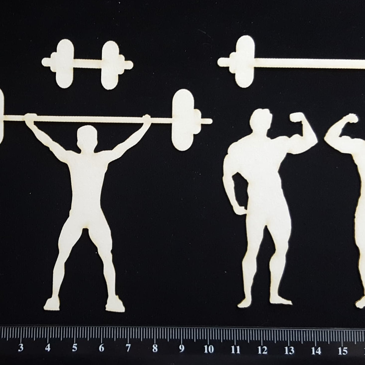 Weightlifter Set - White Chipboard – Whichcraft Do You Do
