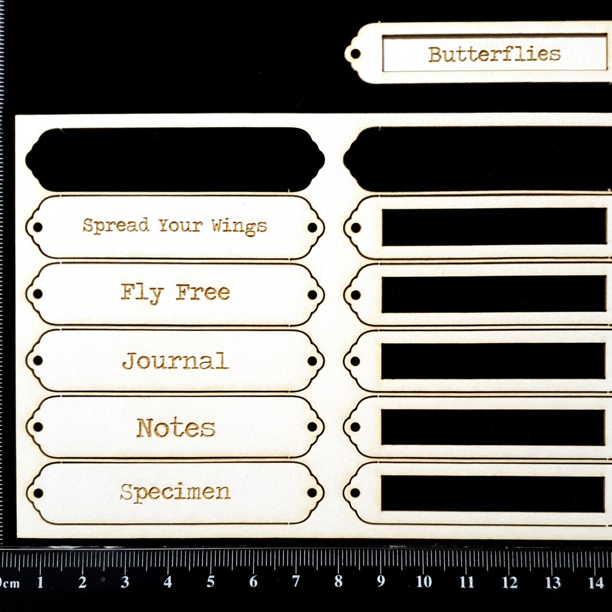 Word Plates - FA - Laser Engraved - White Chipboard – Whichcraft Do You Do