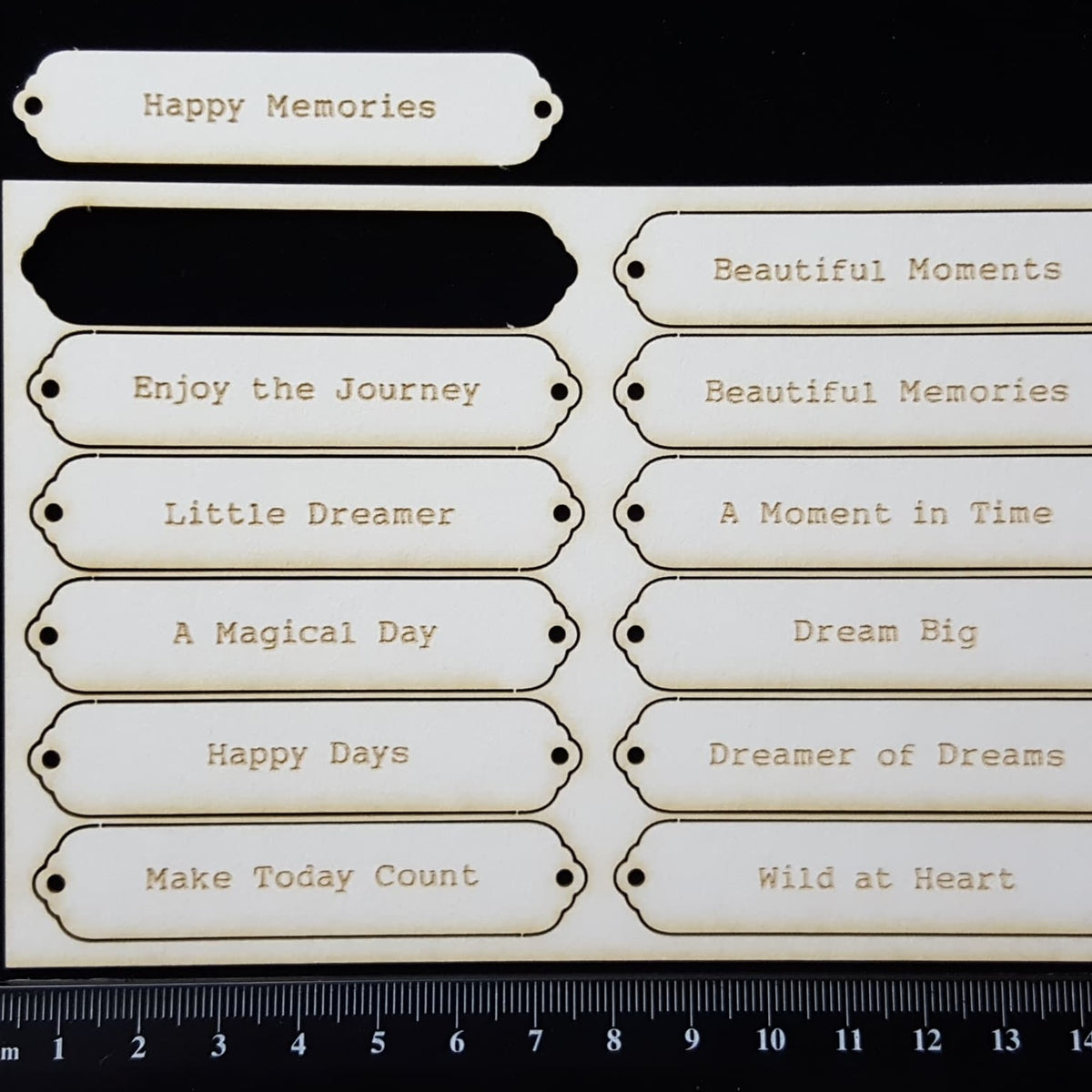 Word Plates - BC - Laser Engraved - White Chipboard – Whichcraft Do You Do