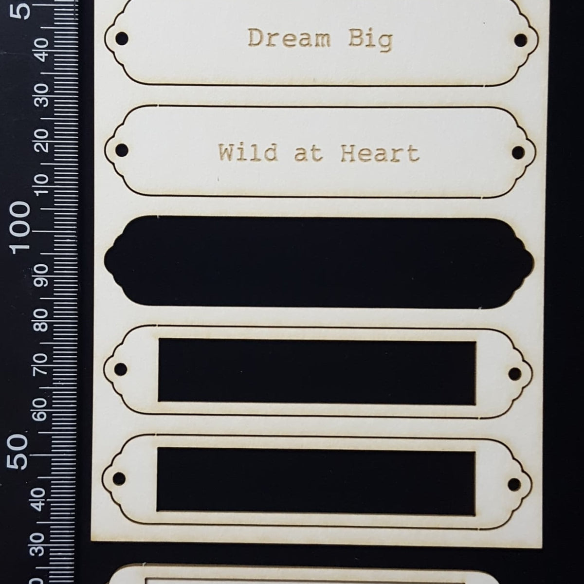 Word Plates - CB - Laser Engraved - White Chipboard – Whichcraft Do You Do