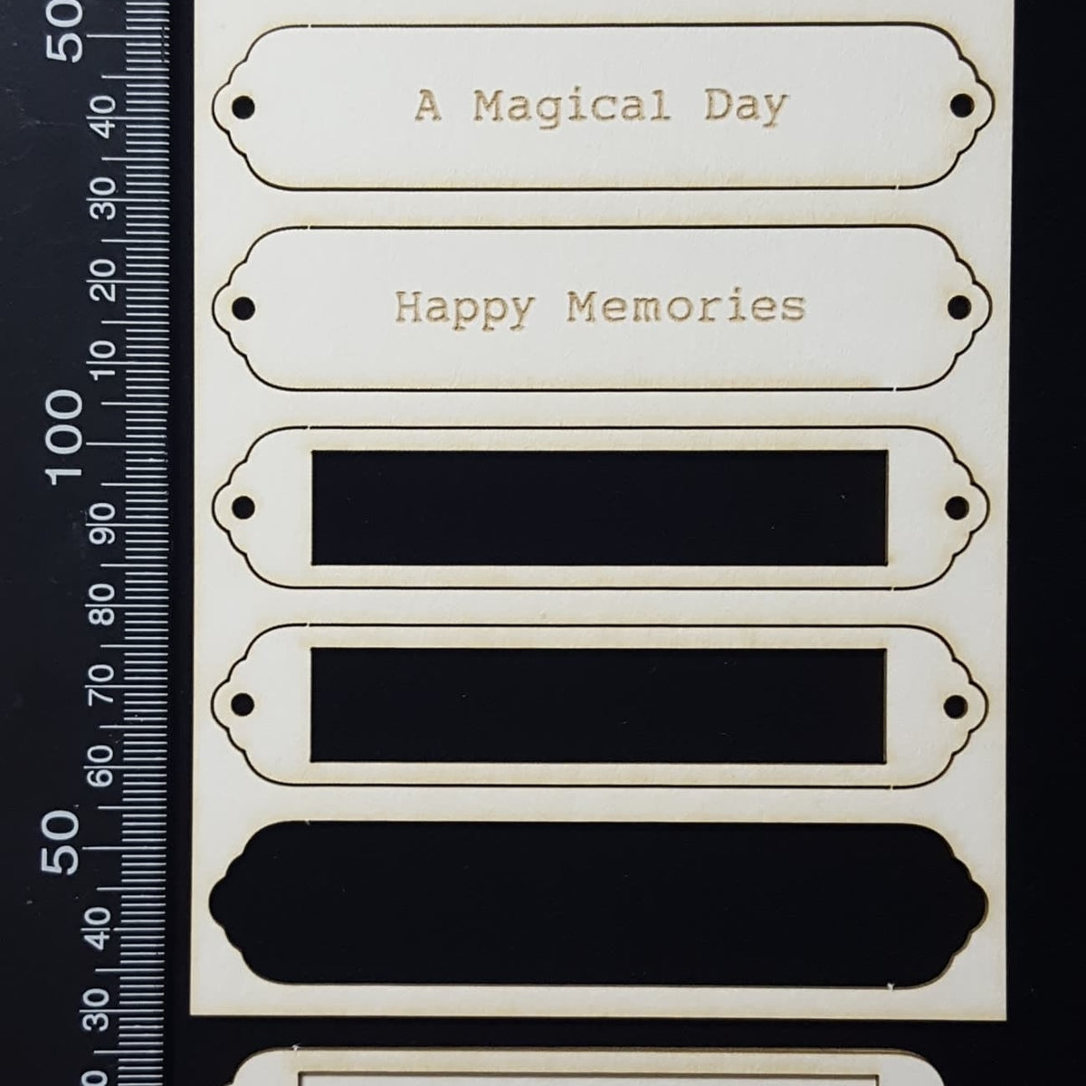 Word Plates - CC - Laser Engraved - White Chipboard – Whichcraft Do You Do