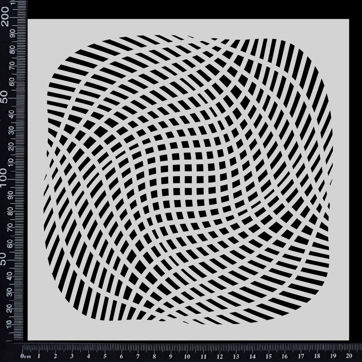 Woven Warped - Stencil - 200mm x 200mm – Whichcraft Do You Do